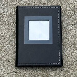 Accents | 4x6 Black Home 36 Picture Brag Book Extra Front Black Boarder ...